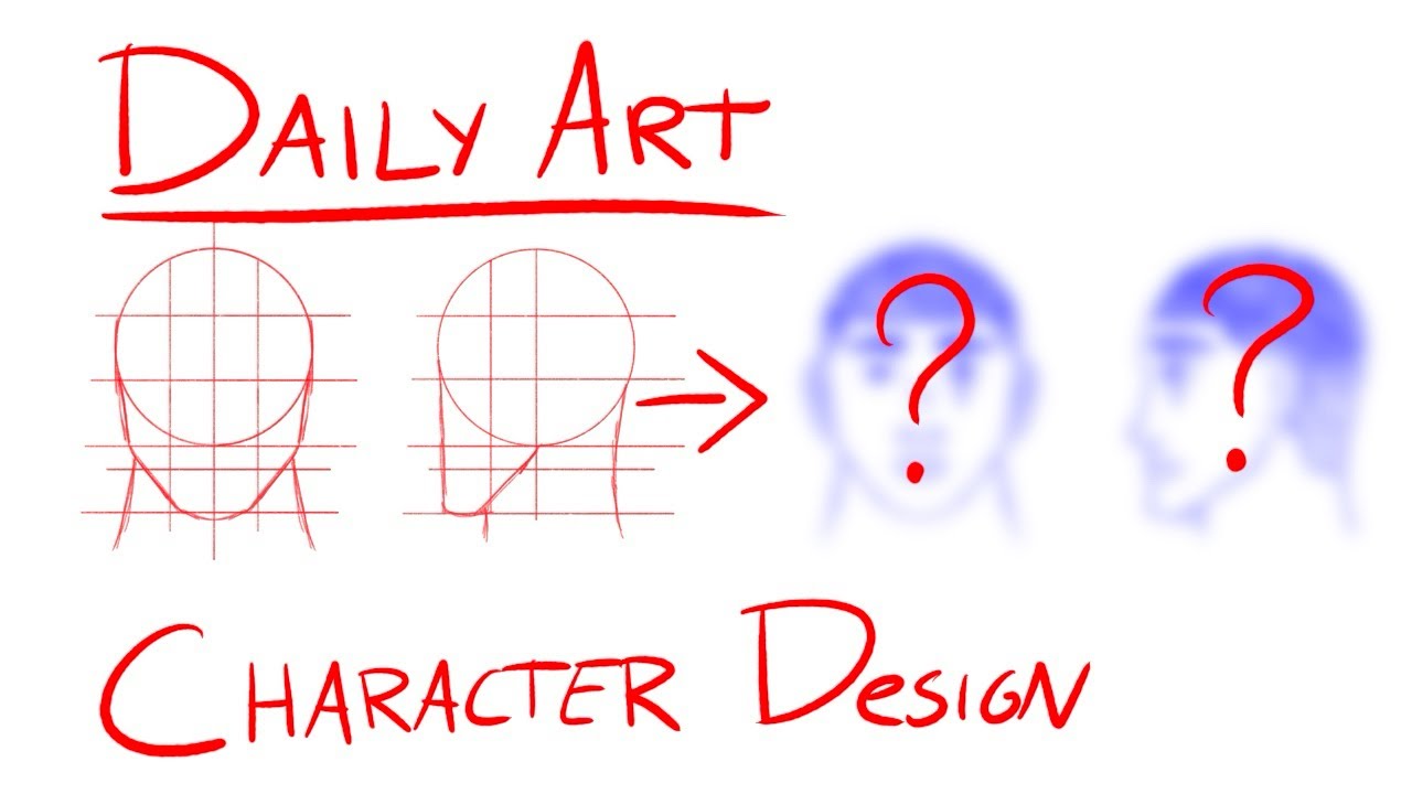 Character Design || Daily Art || Day 4 - YouTube