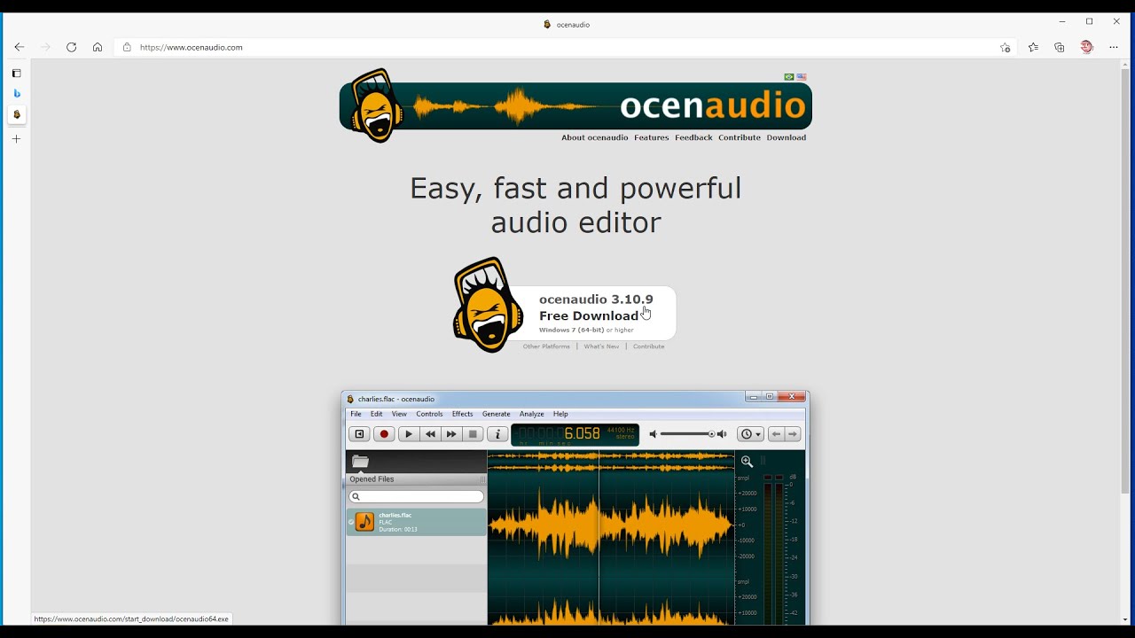 Ocean Audio Tutorial Installing - YouTube