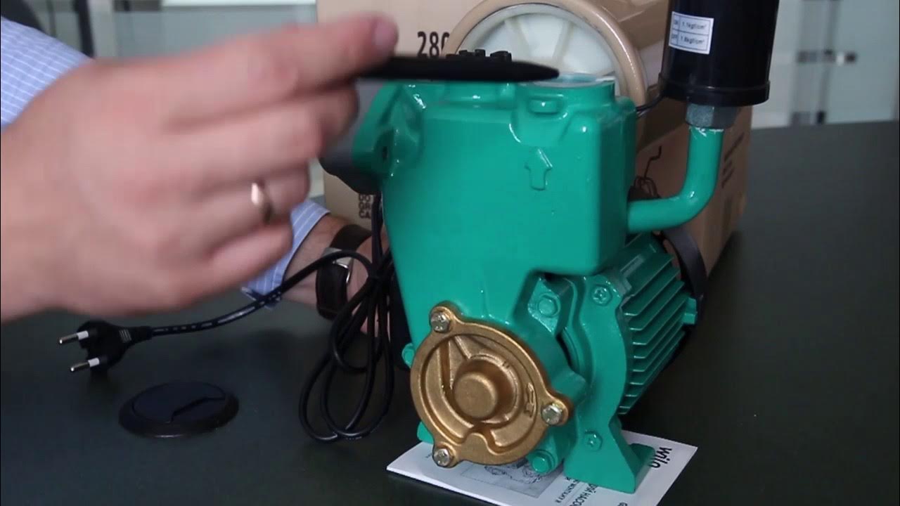 Автоматический насос для водоснабжения Wilo-PW-175EA - YouTube