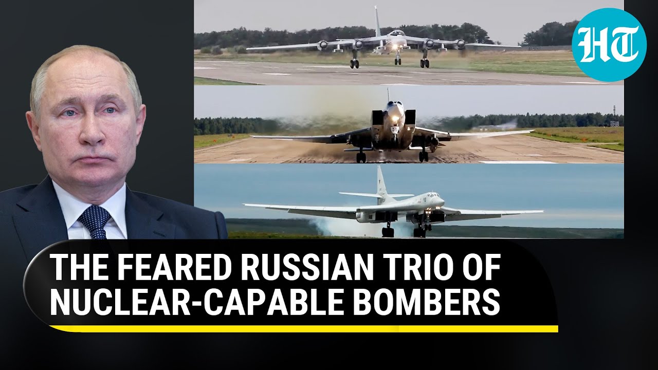 Putin's feared bomber trio: Tu-95 Bear, Tu-160 White Swan & Tu-22M ...