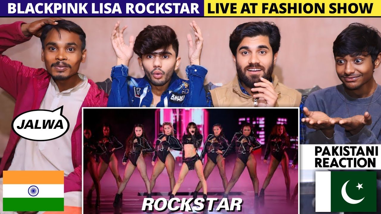 Blackpink Lisa Rockstar Live Performance - Pakistani Reaction - Shan ...