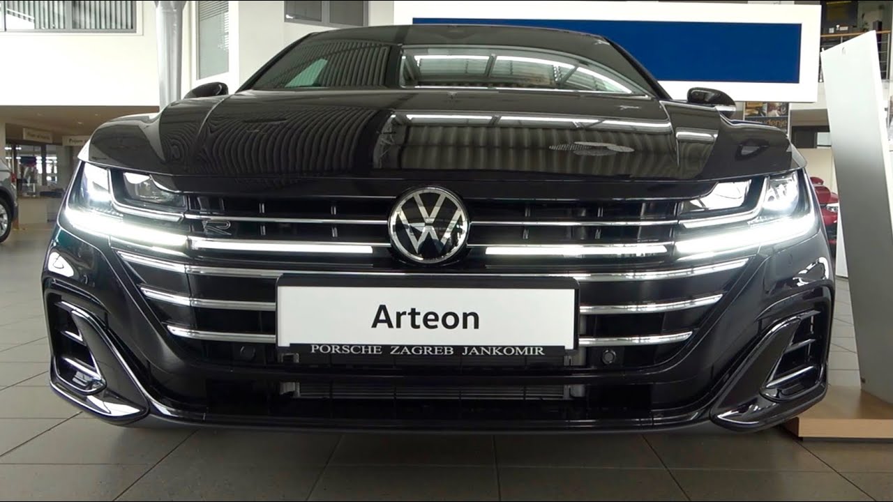 NEW Volkswagen Arteon 2021 - CRAZY LED lights, dynamic indicators ...