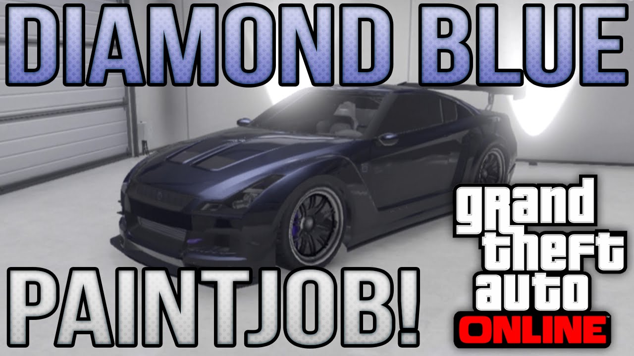 'Diamond Blue!' - GTA Online: Unique Paint Jobs! (HD) - YouTube