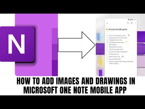 How to Draw or add drawings in Microsoft One Note Mobile App - YouTube