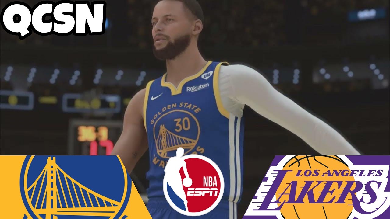 #NBA on ABC Saturday Primetime | Golden State Warriors vs Los Angeles ...
