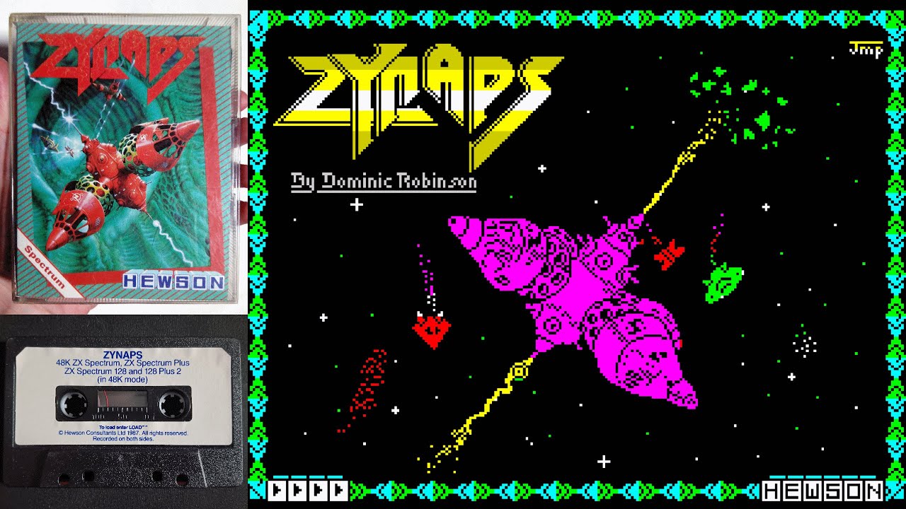 Zynaps (1987 Hewson) - ZX Spectrum 48K - YouTube