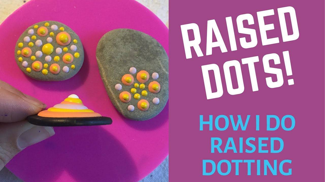How to do raised dots. Dot Art. - YouTube