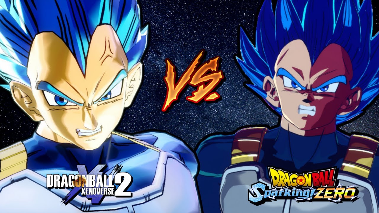 Vegeta SSJ Blue Evolution DBXV2 VS DB Sparking Zero ¿Quién adaptó mejor ...
