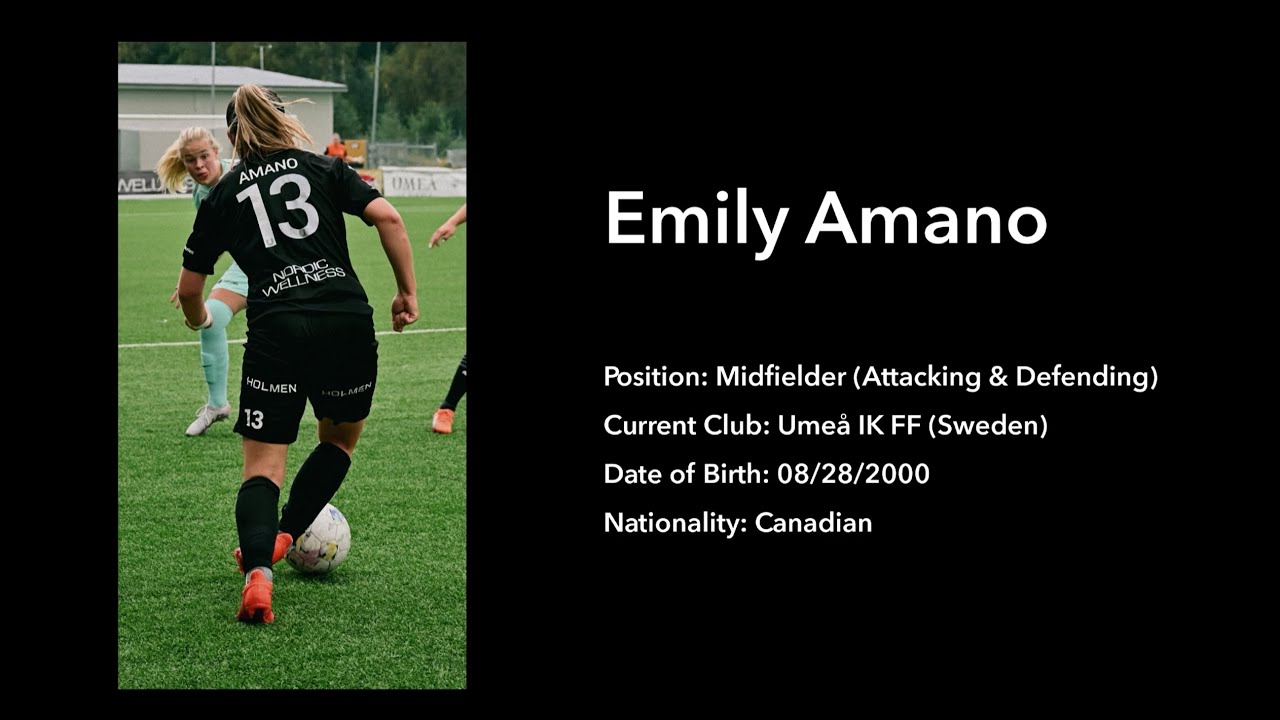 Emily Amano - Umeå IK FF 2023 - YouTube