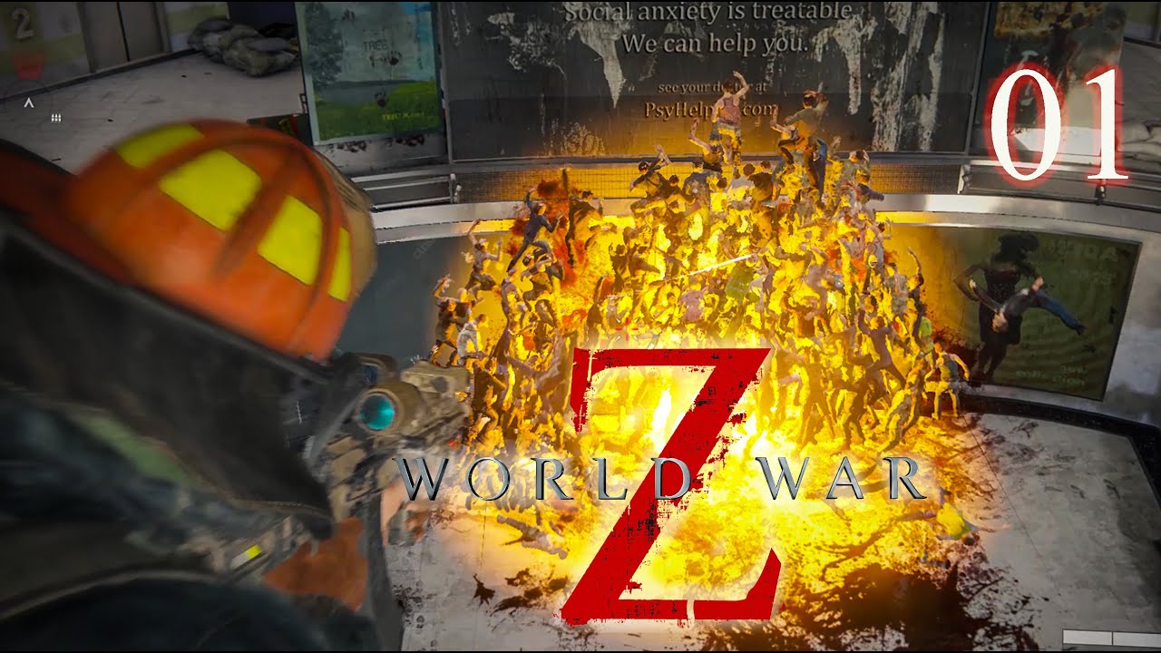 WORLD WAR Z Walkthrough - Gameplay Part 1 - YouTube