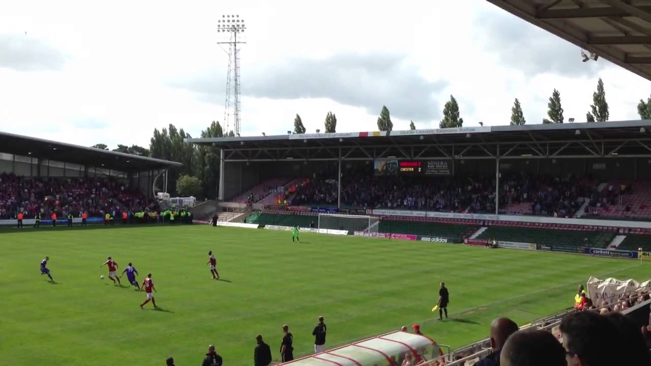 Chester FC fans amazing - YouTube