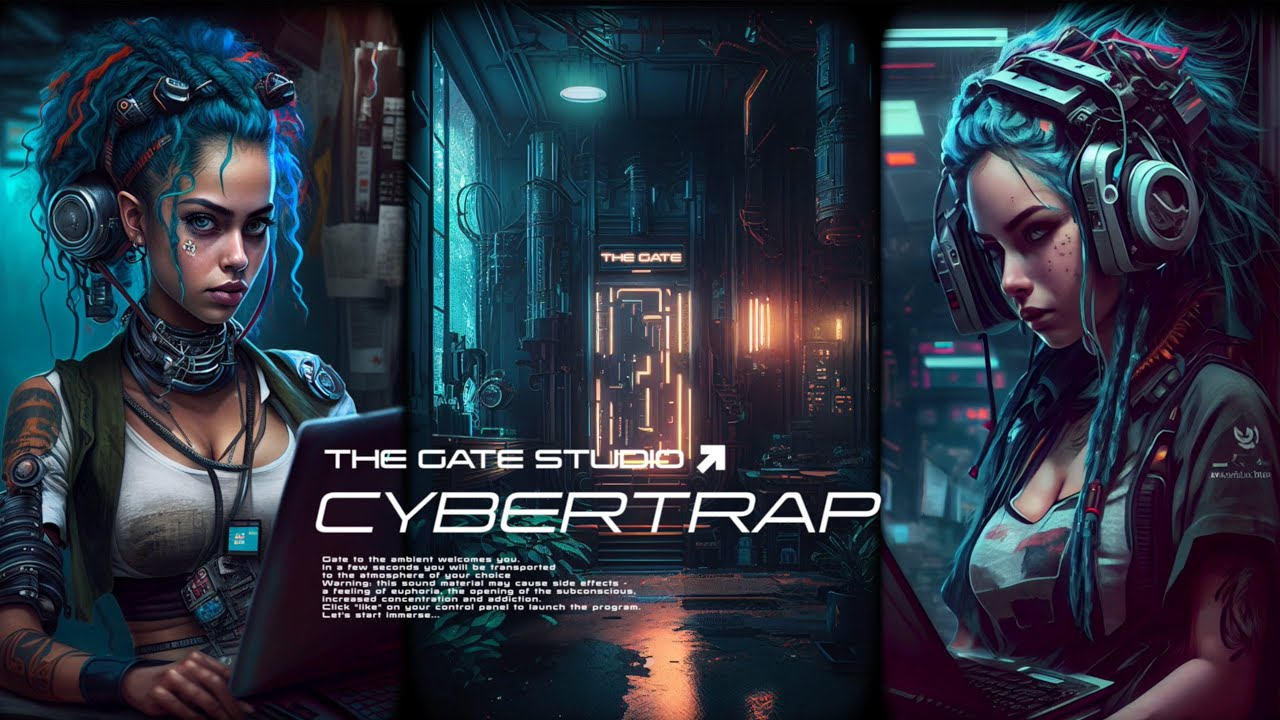 Cybertrap - LoFi Bits music mix 🎧 Synthwave Cyber Trans Bits 🖤 Cyberpank dark ambience - YouTube