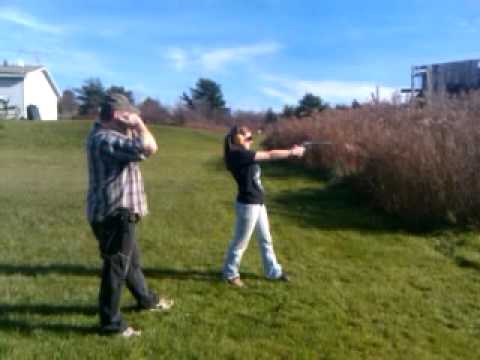 Girl with gun