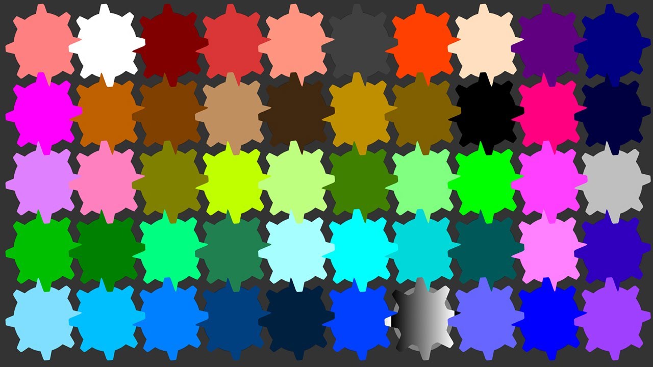 The Square All Colors Marble Race in Algodoo - YouTube