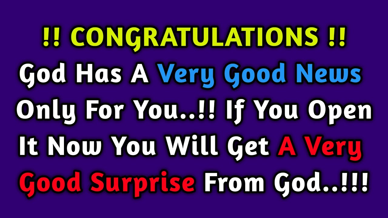 11:11💌 God Has A Very Good News Only For You, You Will Get A Huge ...