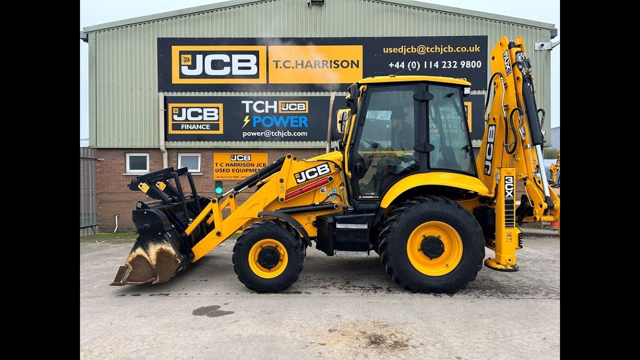 TCH JCB AUCTION - 2021 JCB 3CX PLUS BACKHOE LOADER - 3002076 - YouTube