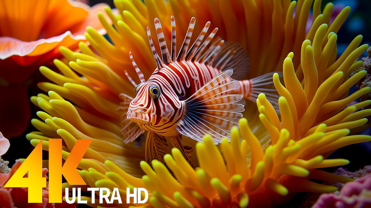 Criaturas Marinas Impresionantes y Coloridas en 4K (ULTRA HD ...
