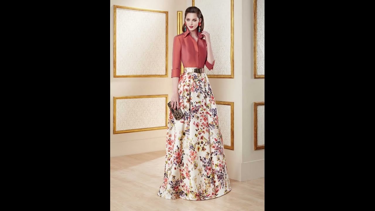 TWO TONE LONG FORMAL DRESSES | BRIDESMAID SEPARATES | TWO COLORS ...