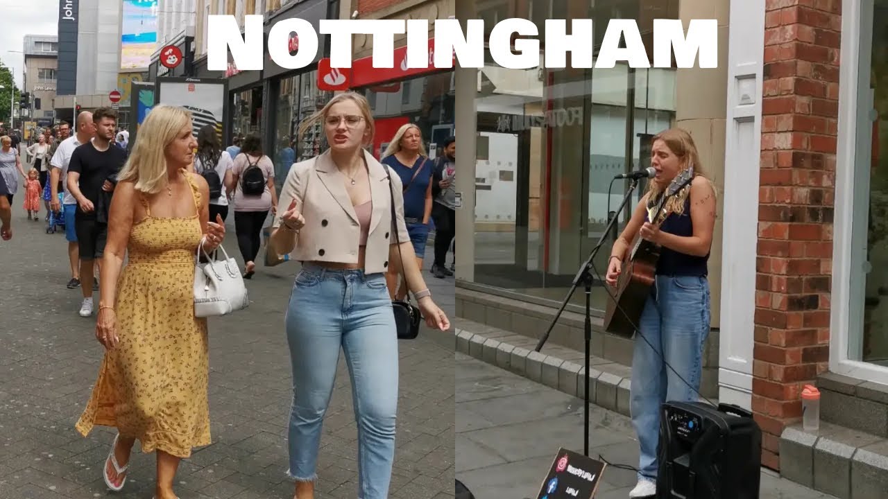 NOTTINGHAM Walking Tour | 4k City Virtual Walk England | UK 2022 ...