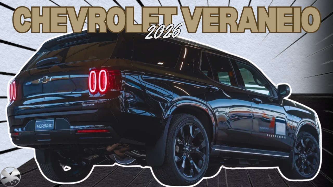 Novo Chevrolet Veraneio Midnight 2026 Design, Conforto e Performance ...