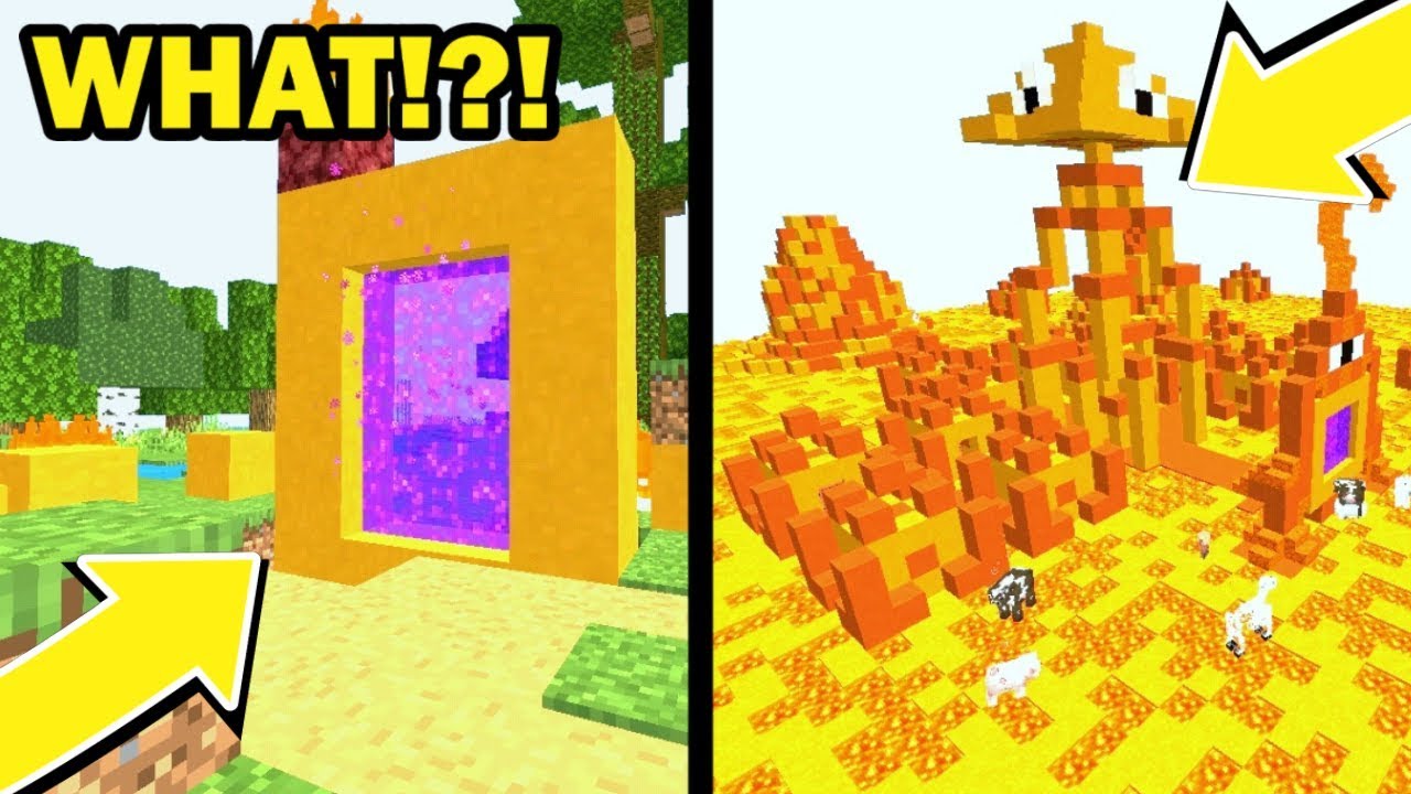 How To Build A Portal To The *SUN* In Minecraft??! - YouTube