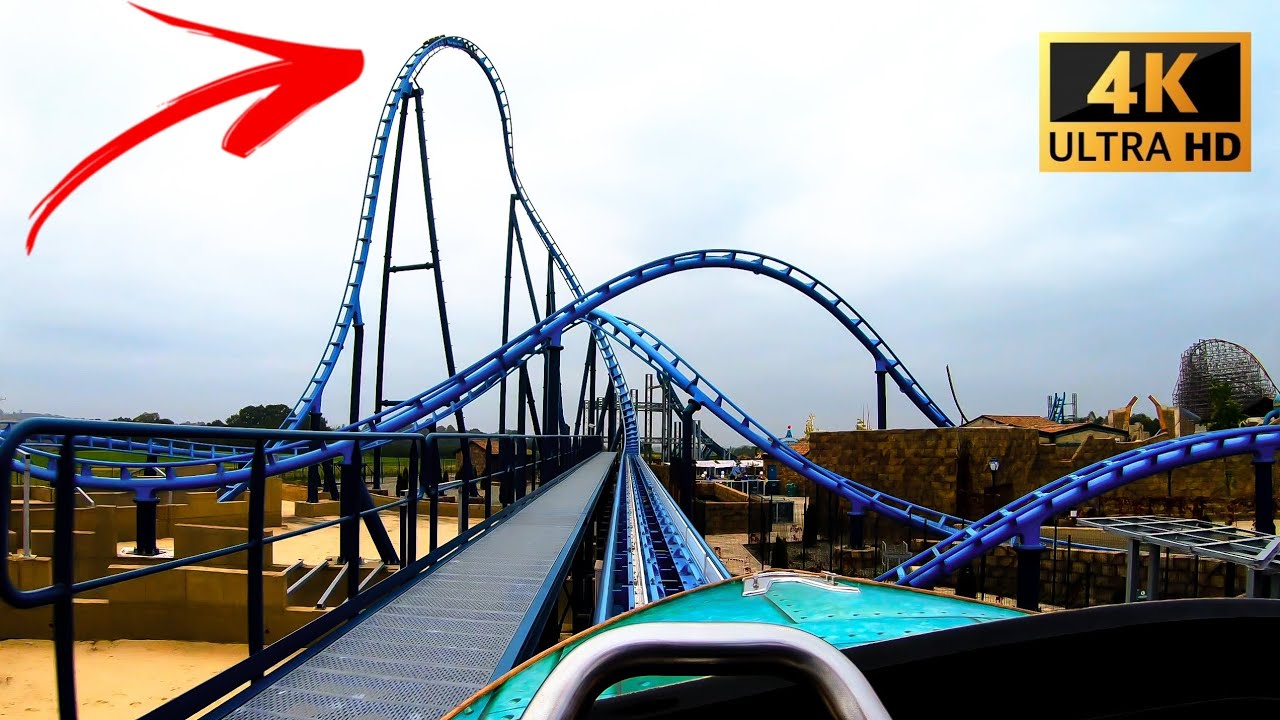 Abyssus Rollercoaster - Energylandia (4K) GoPro HERO 7 Black - YouTube