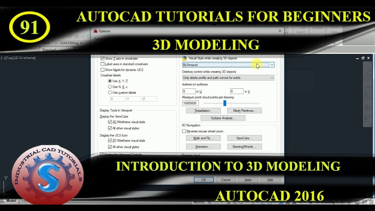 INTRODUCTION TO 3D MODELING ITS SETTINGS || BASIC TUTORIALS FOR ...