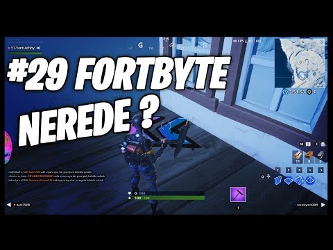 #29 Fortbyte Nerede ? Tahta Asker'in Kulubesinin İçindeki Agacın Altında Bulunur...