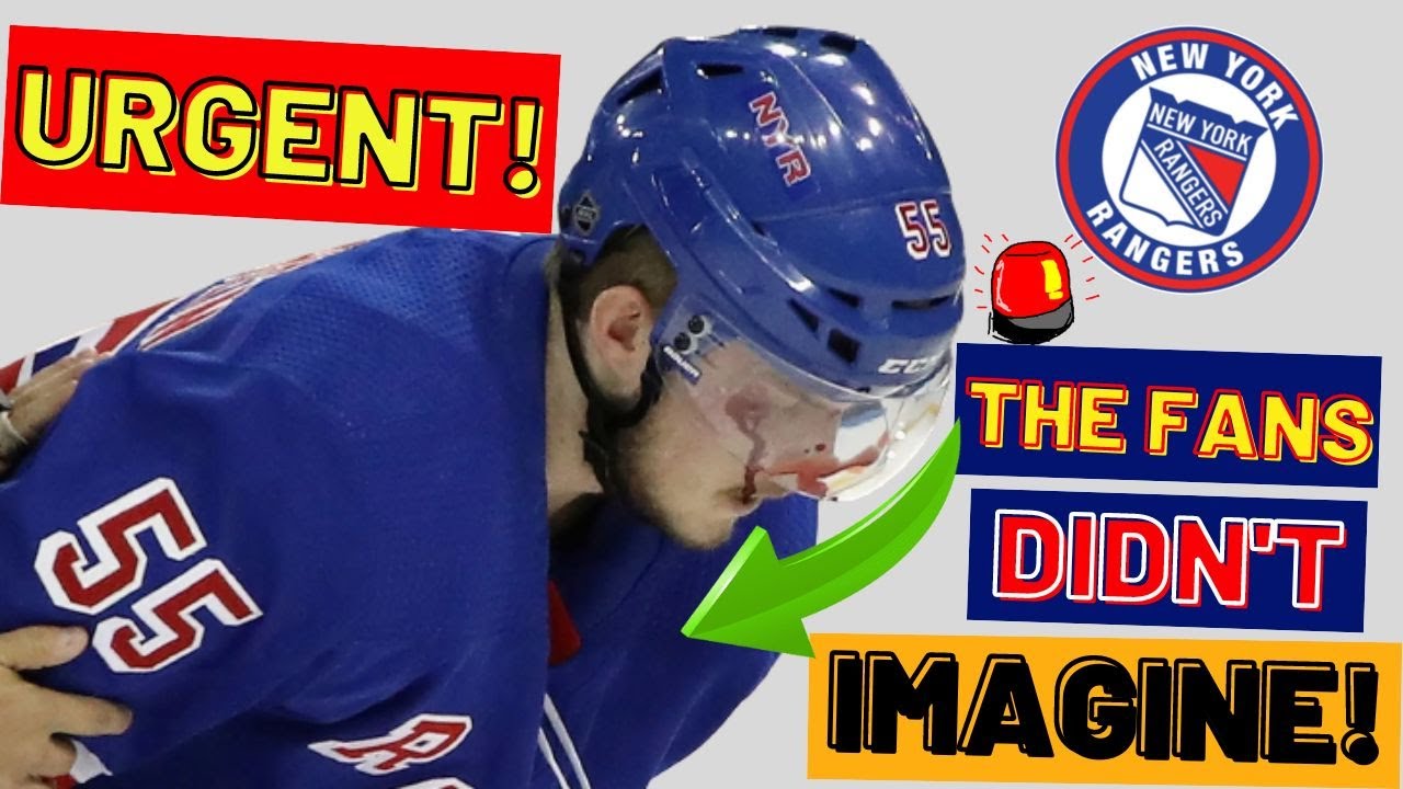 SAD NEWS! NEW YORK RANGERS HAVE NOW CONFIRMED NEWS OF RYAN LINDGREN. # ...