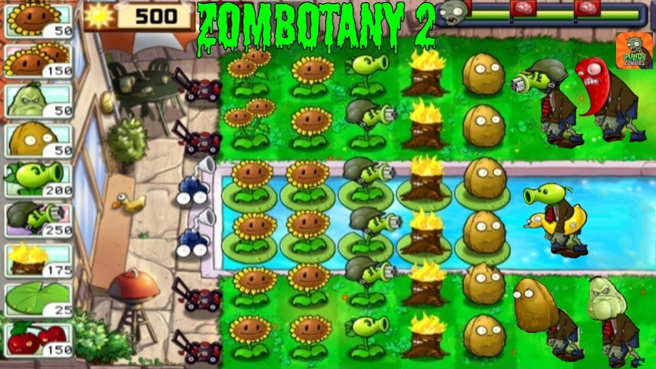 Zombotany 2 - Plants vs Zombies | gamos - YouTube