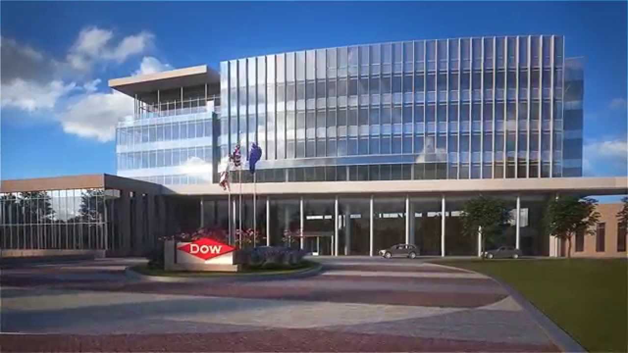Dow Corporate Center Flyover 2015 - YouTube