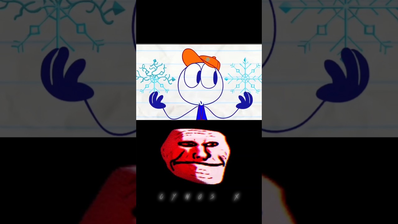 Pencilmate In Snow Flake Factory 🥶 || Troll Face Meme || 195 || #shorts ...