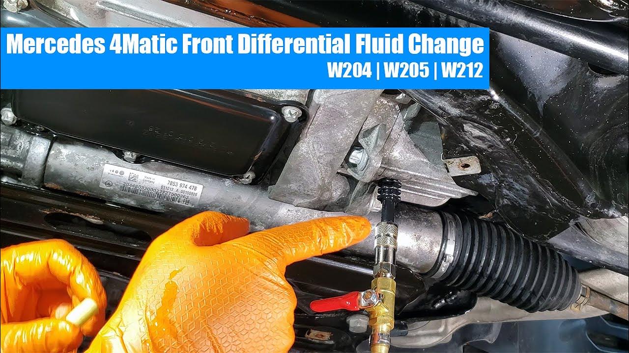 mercedes-4matic-front-differential-fill-procedure-easy-way-youtube