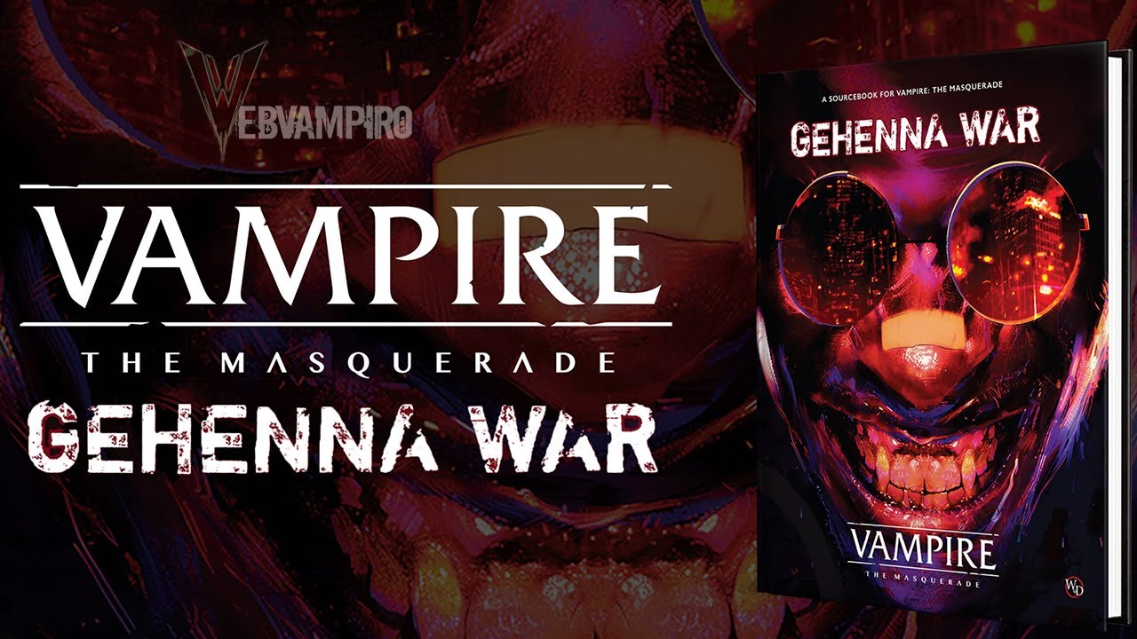 Reseña: Vampiro la Mascarada Quinta Edición: Gehenna War - YouTube
