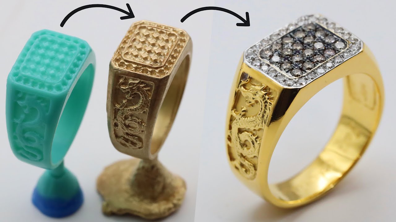 how to casting jewelry - jewelry casting tutorial for beginners - YouTube