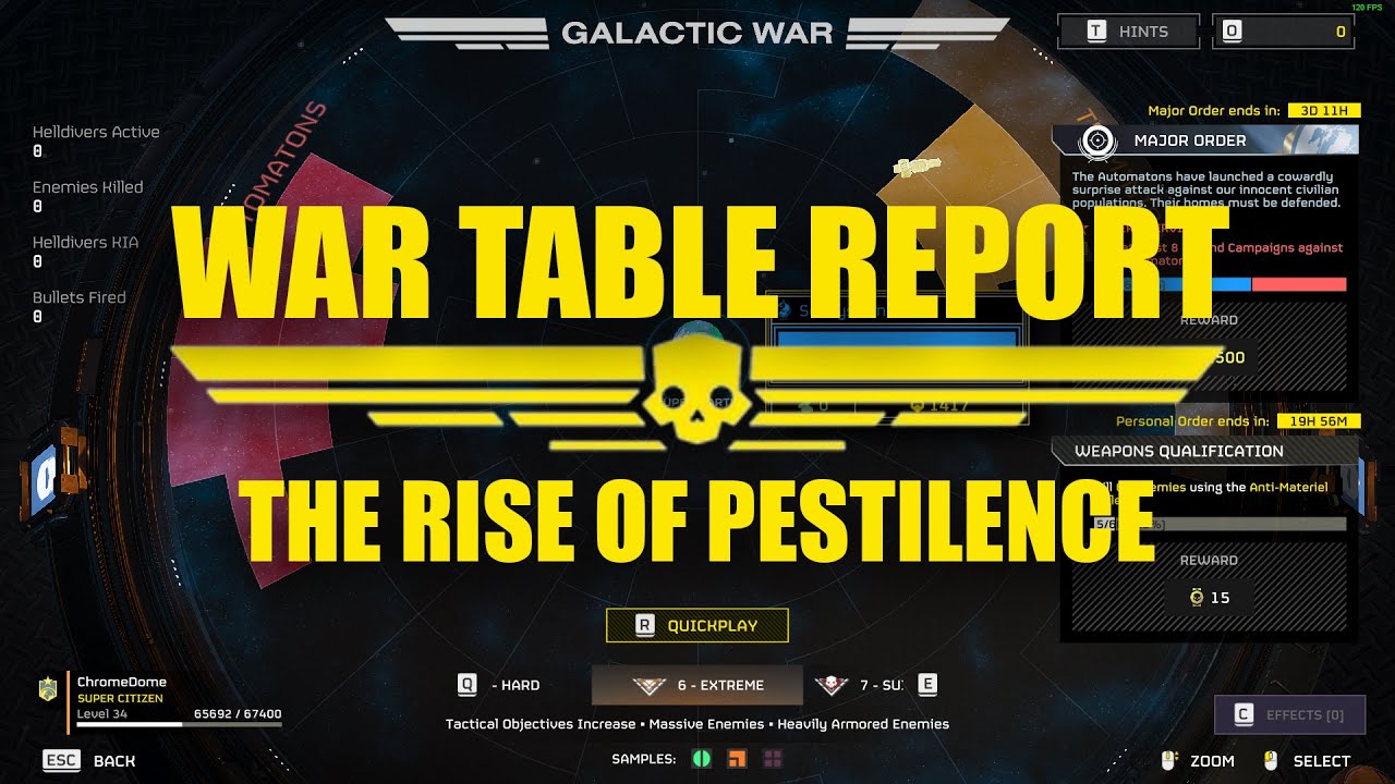 Helldivers 2 War Table: Umlaut's Plague - Mar 2, 2024 - YouTube