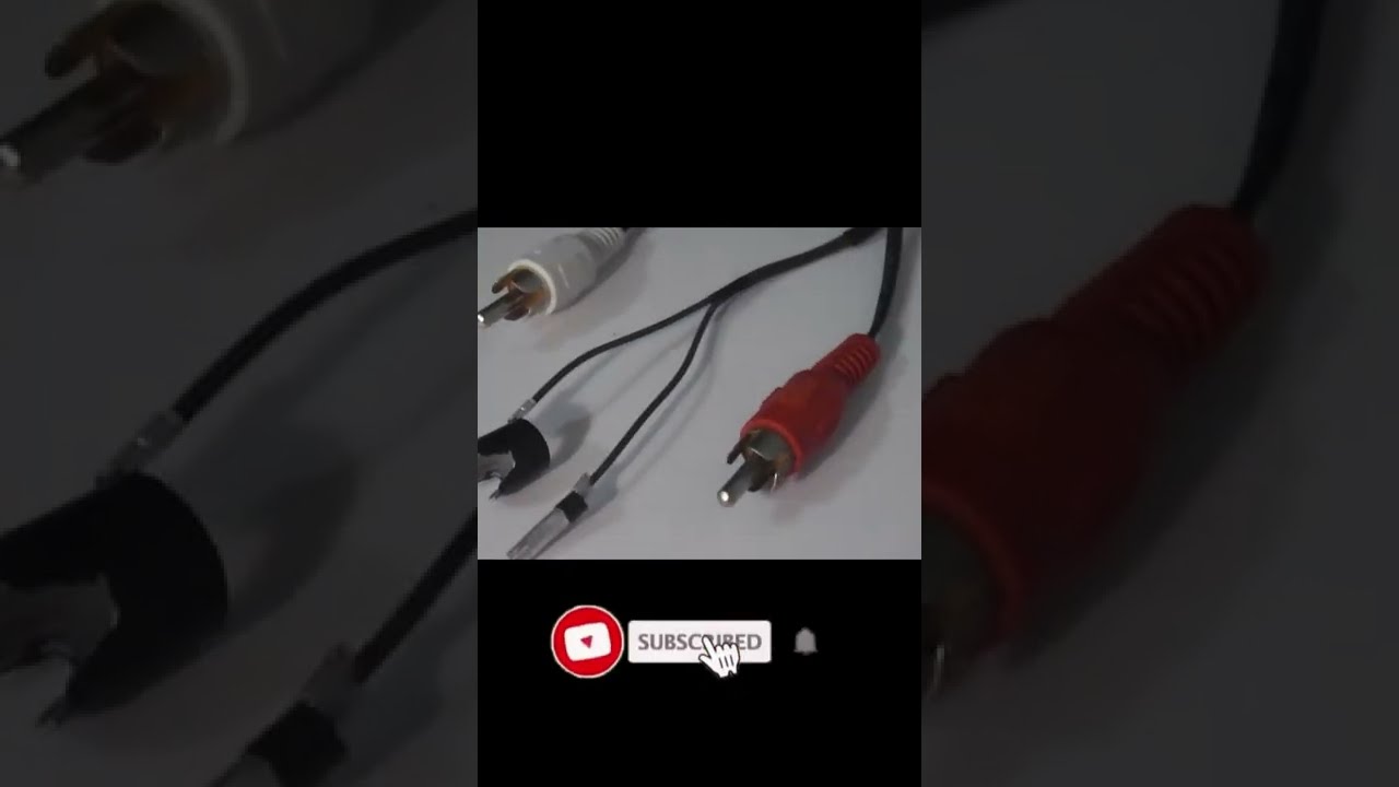 DIY RCA Plug | Homemade alternative RCA Plug Points M/F | #shorts #rca ...