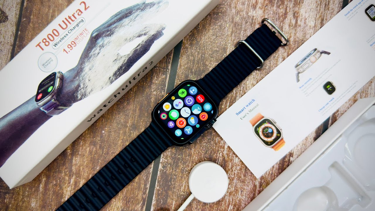 New T800 Ultra 2 Smart Watch with Big 1.99 Inch Infinity Display! - YouTube