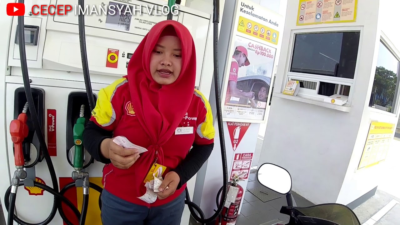 Baru Pertama kali Isi Bensin Di SPBU Shell, Edisi nyumedang day ...
