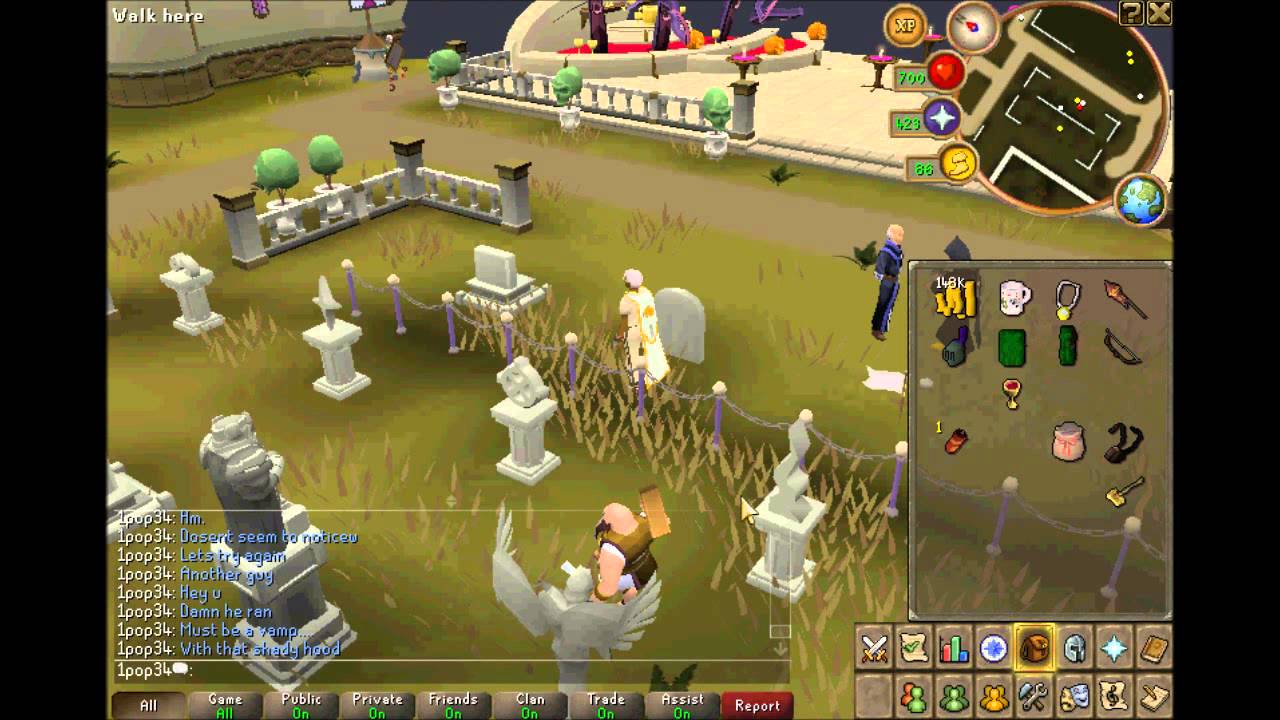 Runescape Vampire hunting 2011 Halloween event - YouTube