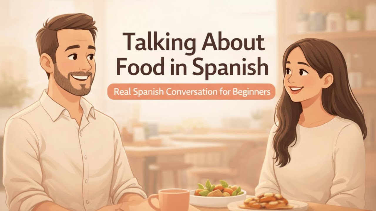 Talking About Food in Real Life Spanish (A1–A2) - YouTube