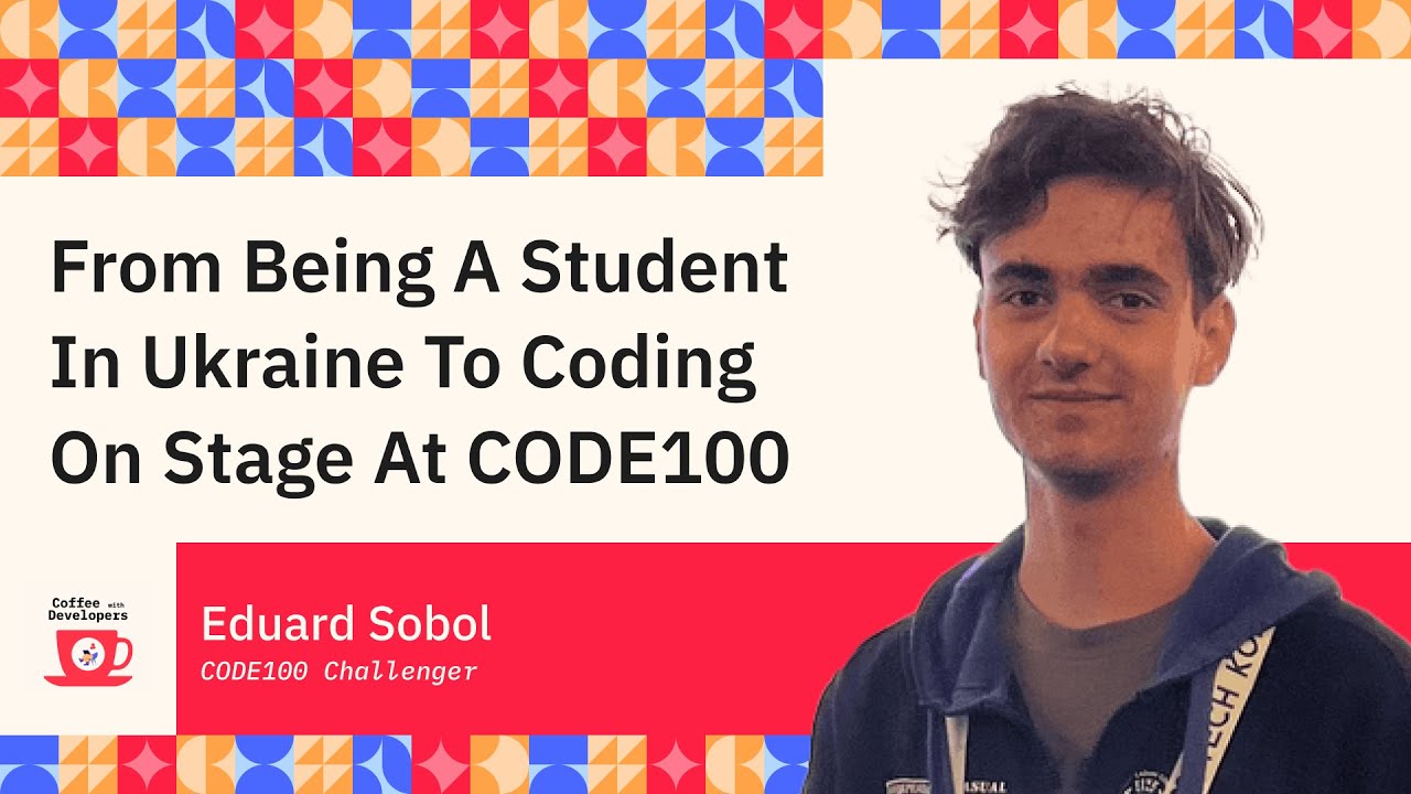 Eduard Sobol Coffee with Developers CODE100 Challenger special - YouTube