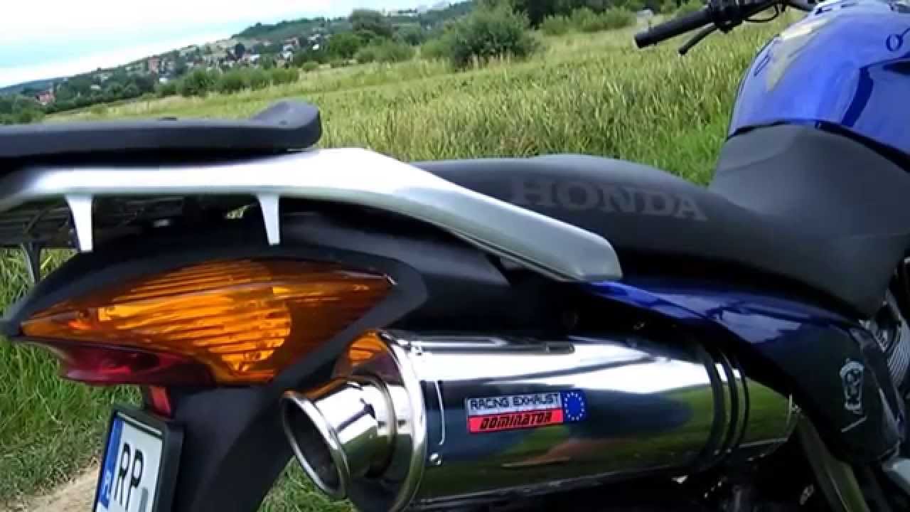 Honda Varadero 125 + Dominator sound - YouTube