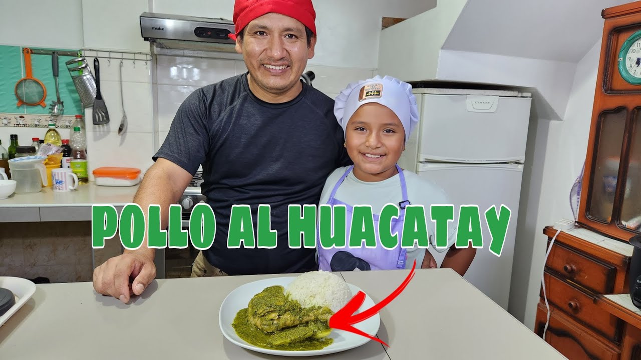 RECETA - POLLO EN SALSA HUACATAY - Facil y Delicioso - YouTube