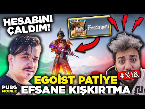 @EgoistPati'nin HESABINI ÇALDIMM DELİRDİİ !! PUBG Mobile Troll En komik anlar