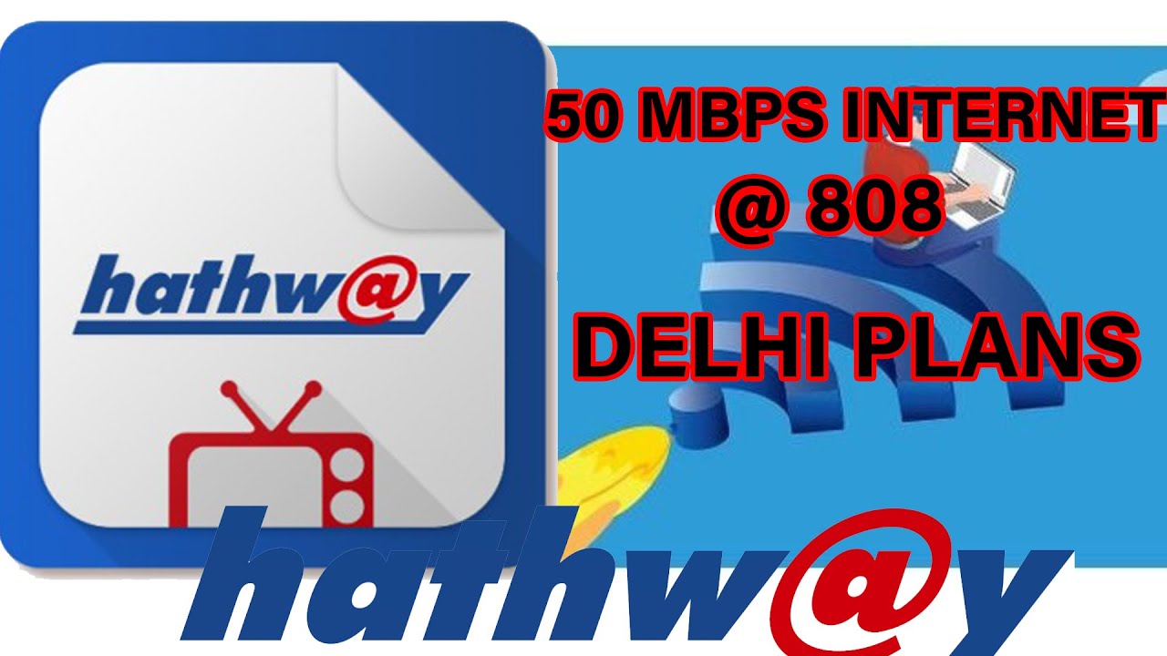 Hathway Broadband | 50Mbps Plan Speedtest | New Year Offer 🔥🔥 - YouTube
