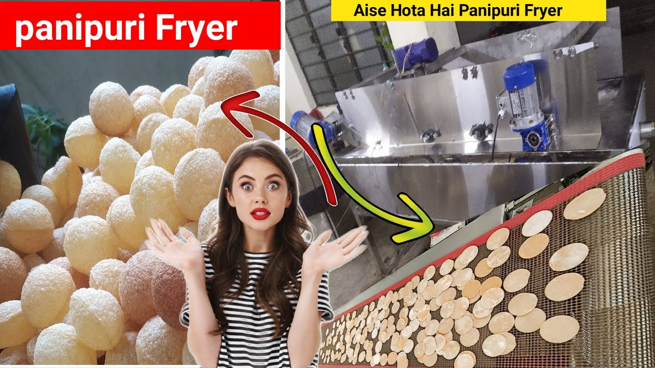 Panipuri Fryer | panipuri fryer machine | pani puri making machine ...