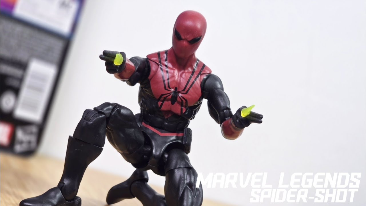 Marvel Legends Retro Spider-Shot Hasbro Action Figure Unboxing & Review ...