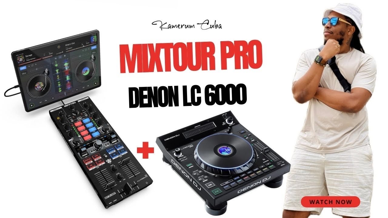 Reloop Mixtour Pro & Denon LC6000 Prime - YouTube