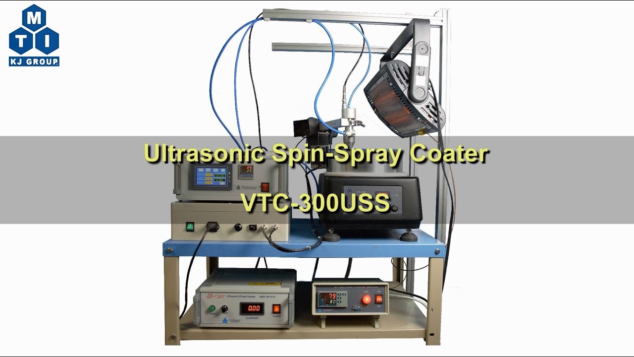 Ultrasonic Spin-Spray Coater (500-3000 rpm, 12" wafer Max) - VTC-300USS ...